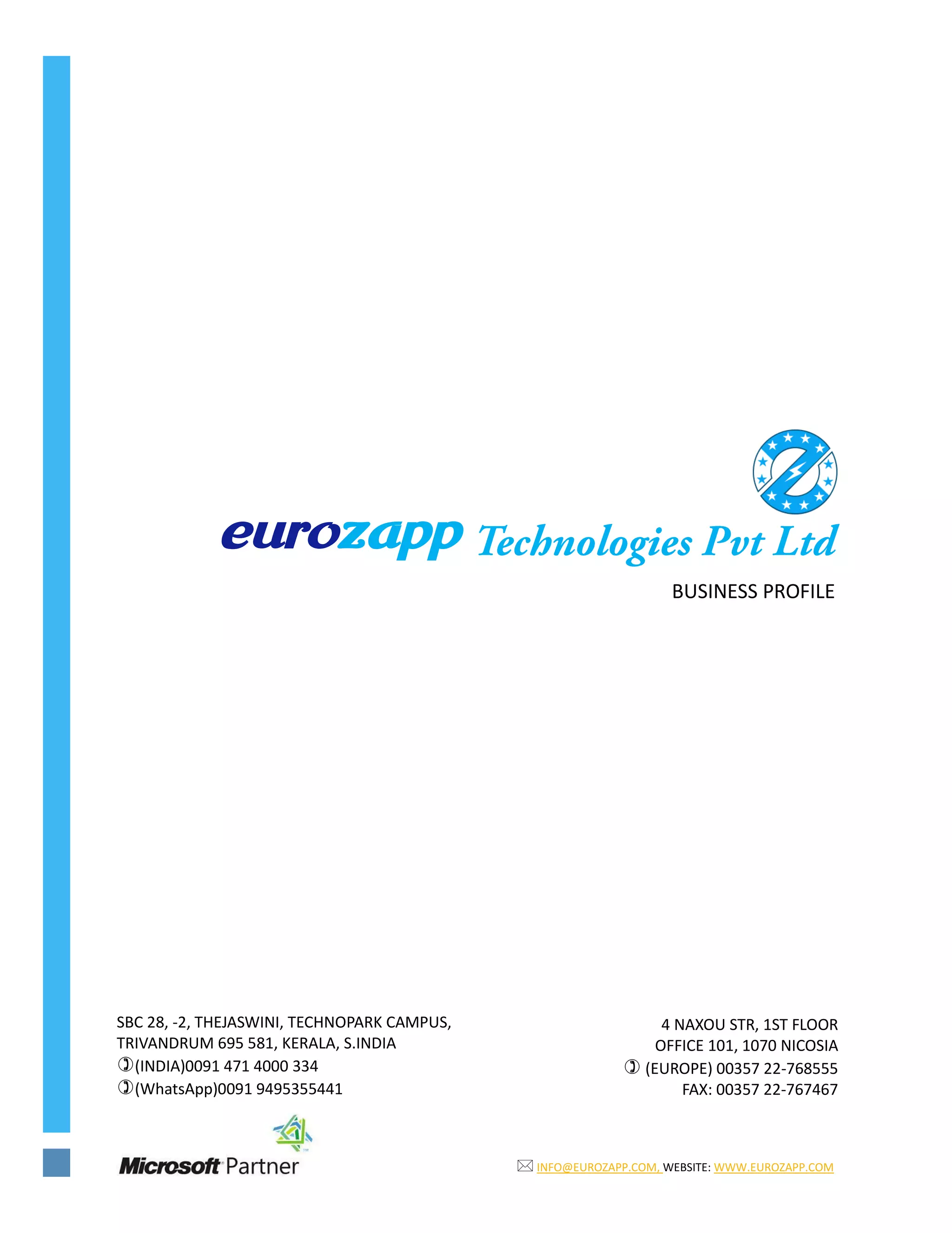 Euorzapp Company Profile | PDF