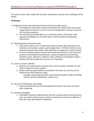 Bridging Cross-Functional Systems Using PPDM Well Standard | DOCX ...