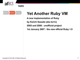 The Future of Ruby | PPT