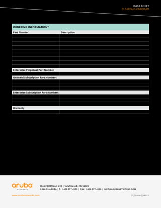 Aruba ClearPass_Onboard | PDF