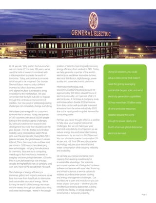 GE Total Efficiency Datacenter vFINAL | PDF