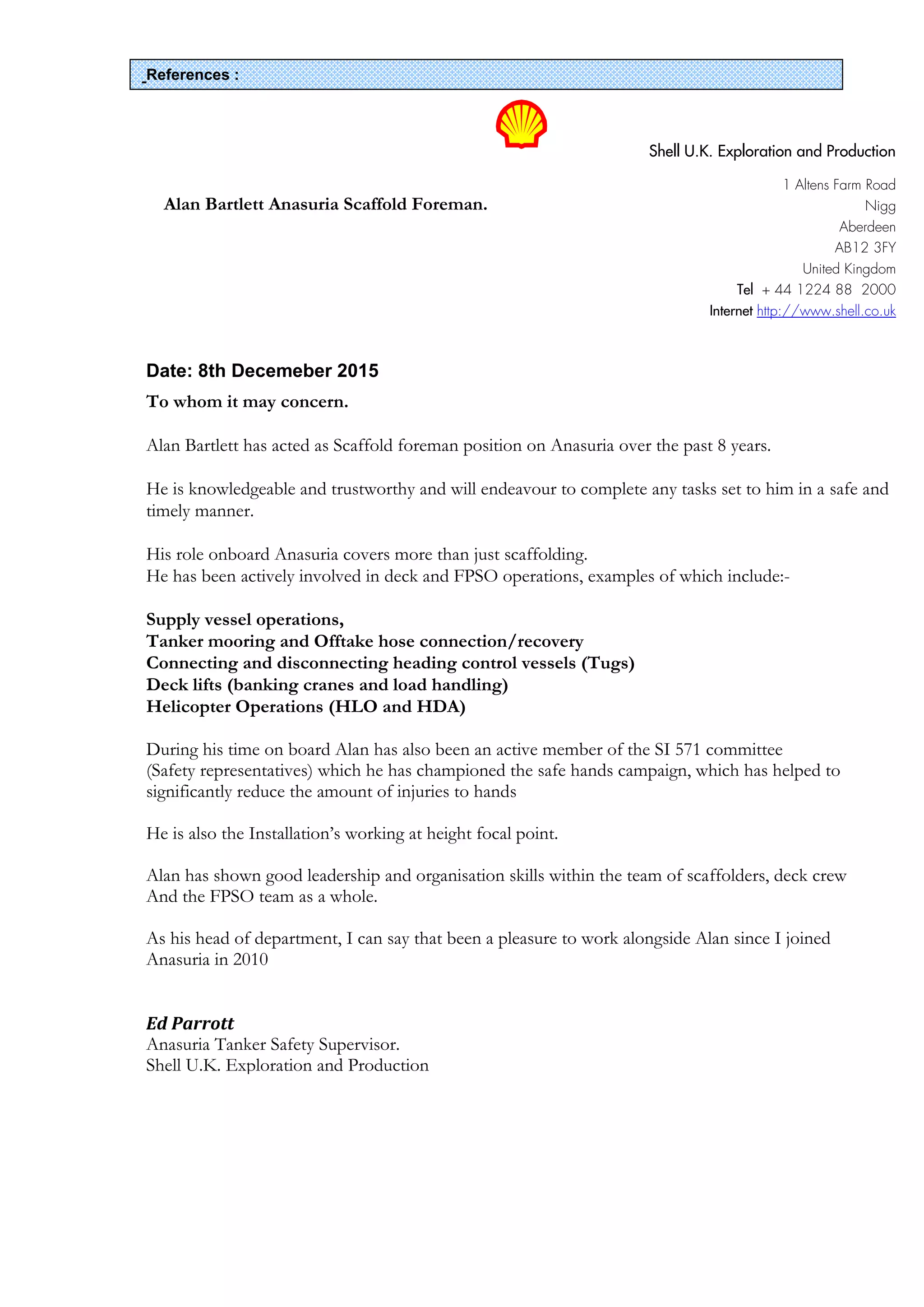 Alan's CV 1 2015 updated | PDF