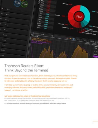 Eikon Overview | PDF
