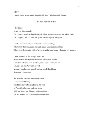 The Spike Poem Anthology | DOC