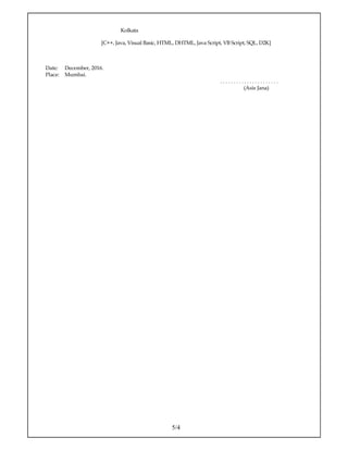 Asis Jana - CV1 | PDF
