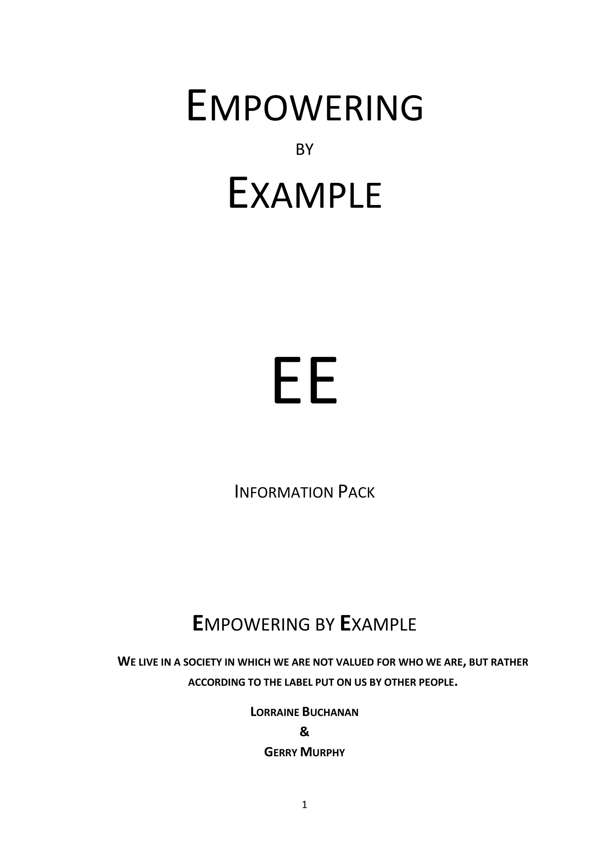 Empowering By Example EE 2016 | PDF