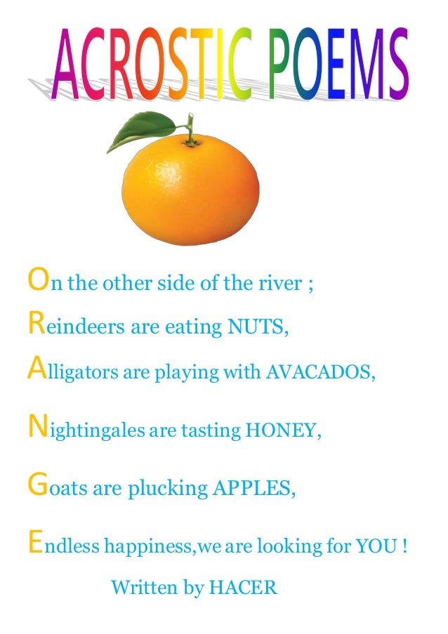 Acrostic poems about Superfoods written by the Turkish team