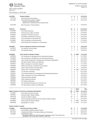 Transcript-Rautiainen-English | PDF | Undergraduate Education | College ...