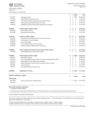 Transcript-Rautiainen-English | PDF | Undergraduate Education | College ...