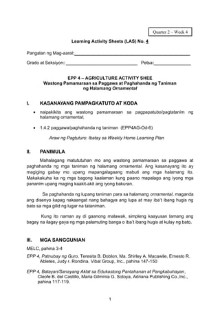 Afa4 q2 las4-final | PDF