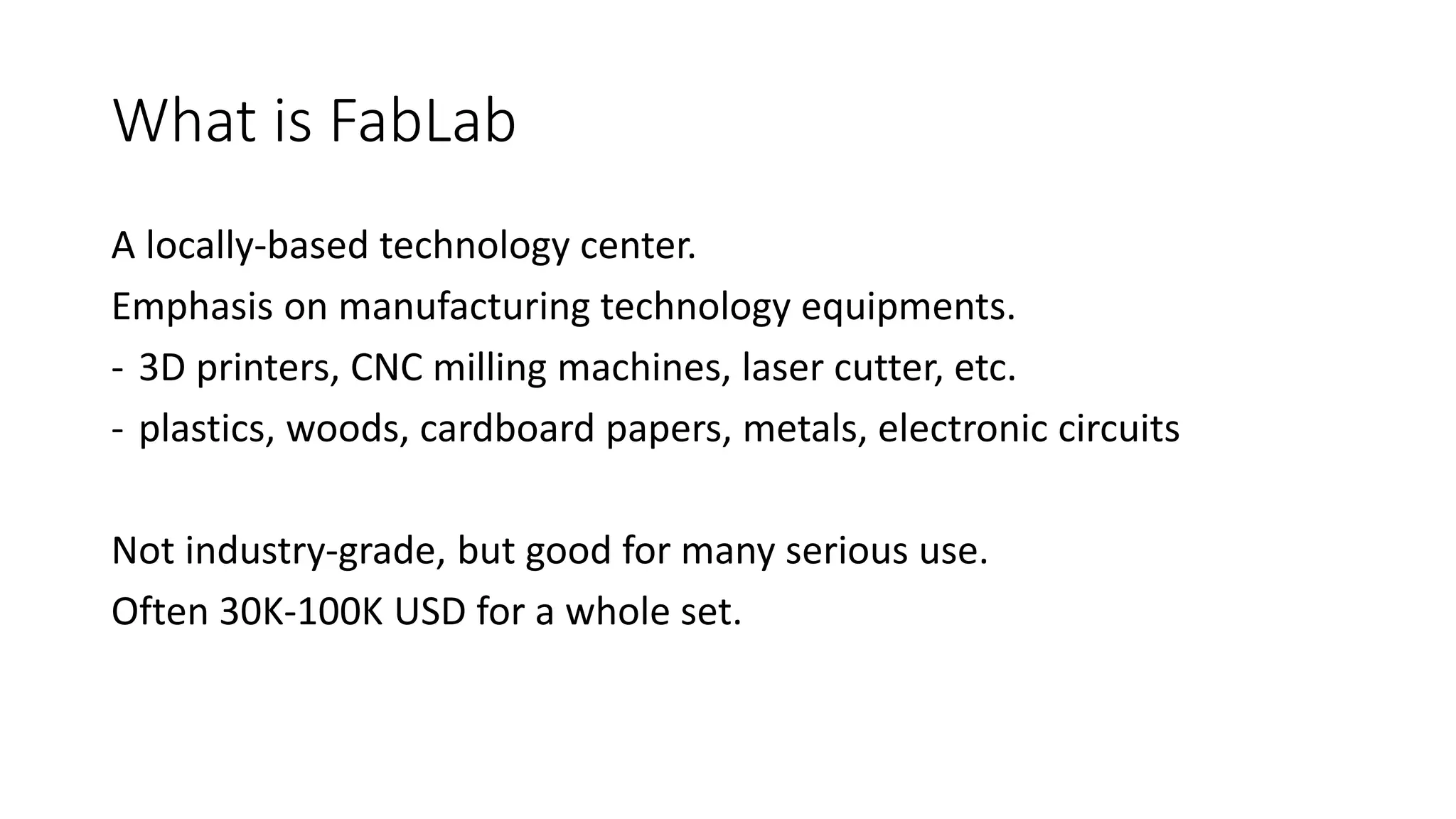 A fab lab for development in rural philippines | PPTX