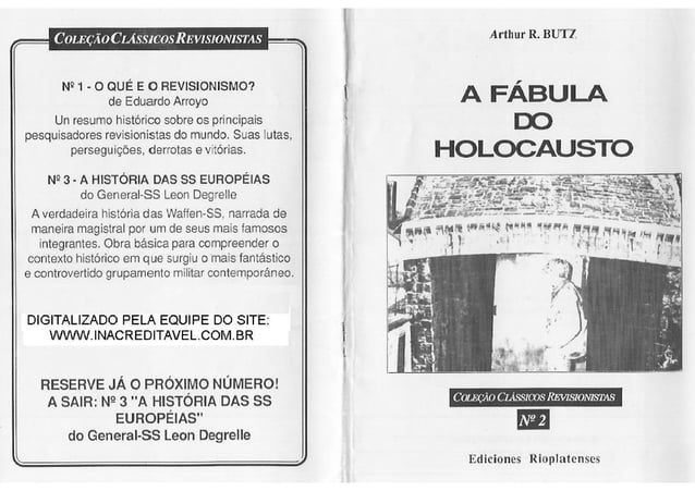 A fabula do holocausto arthur r. butz | PDF