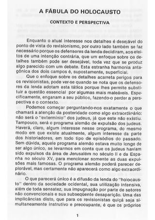A fabula do holocausto arthur r. butz | PDF