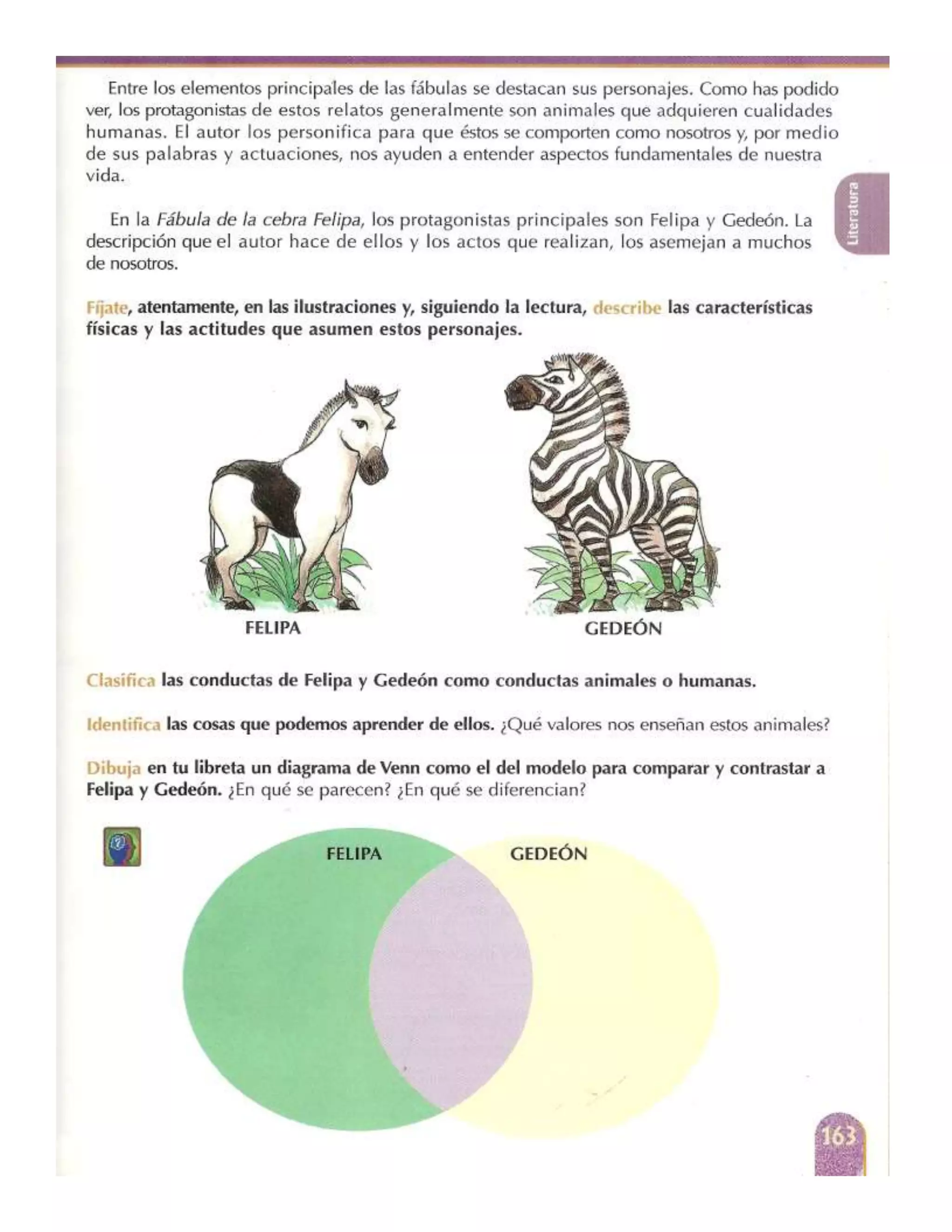 A fabular con las fábulas | DOCX