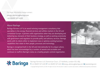 Baringa Energy Advisory | PDF