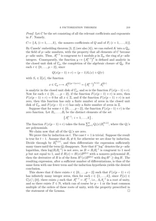 A factorization theorem for generalized exponential polynomials with infinitely many integer ...