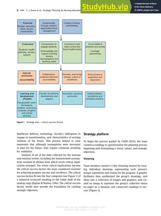 A Faculty Created Strategic Plan For Excellence In Nursing Education | PDF