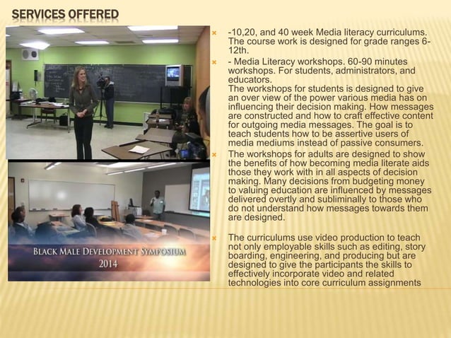 outline of media literacy program | PPTX