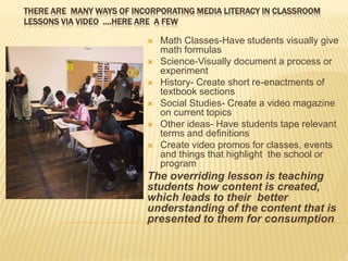 outline of media literacy program | PPTX