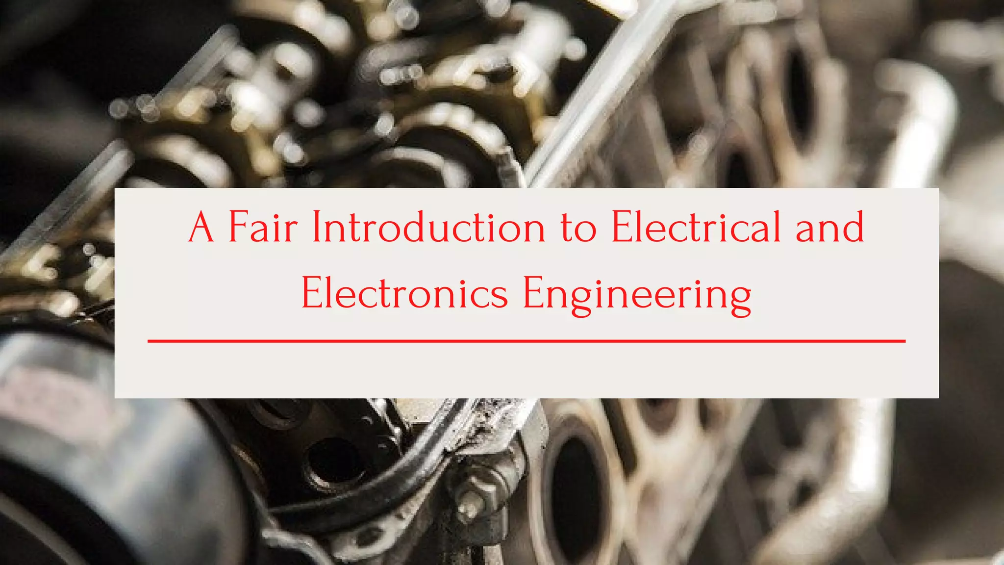 A fair introduction to electrical and electronics engineering | PDF