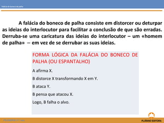 A falácia do boneco de palha | PPT
