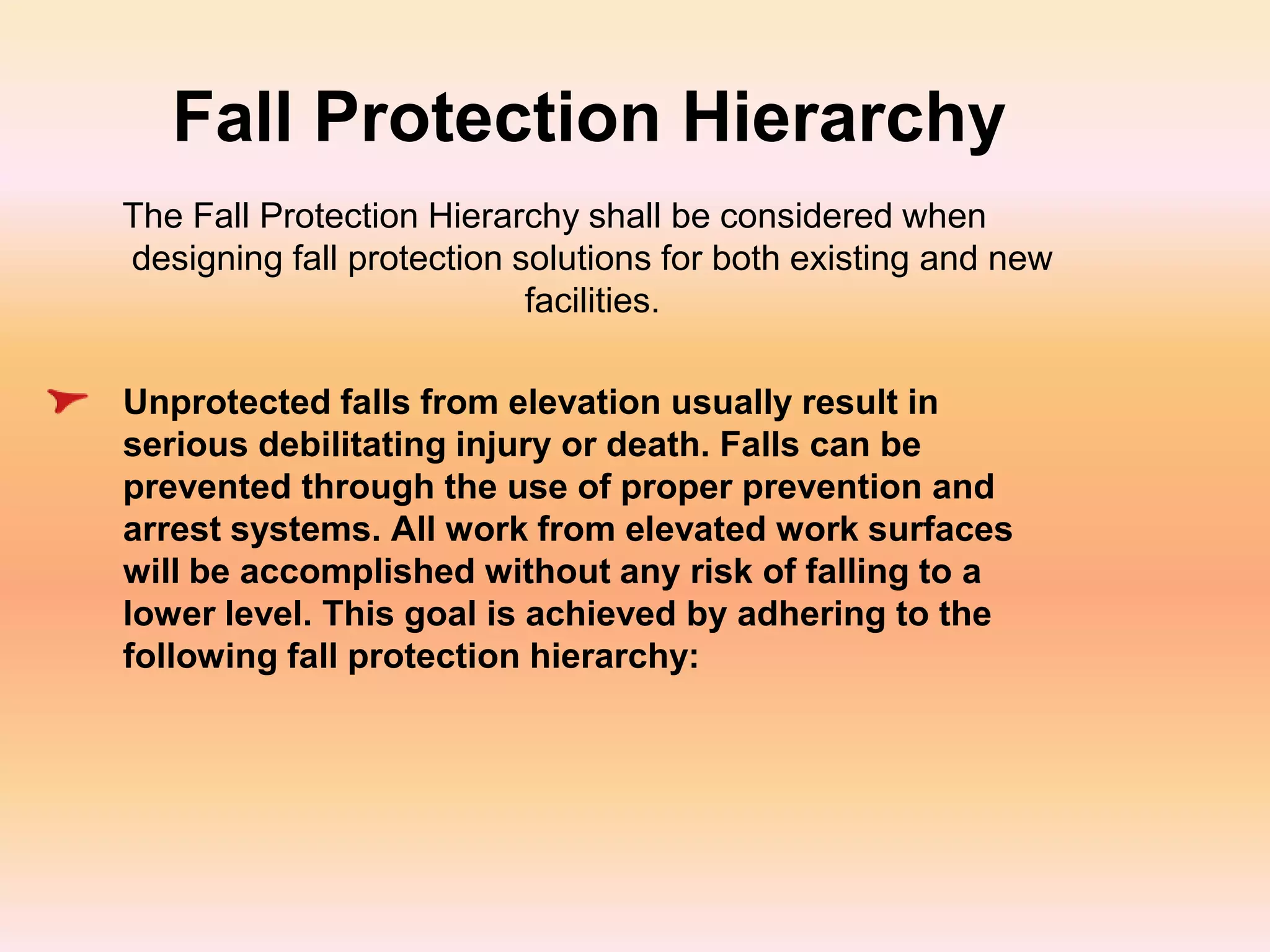 A fall protection | PPT