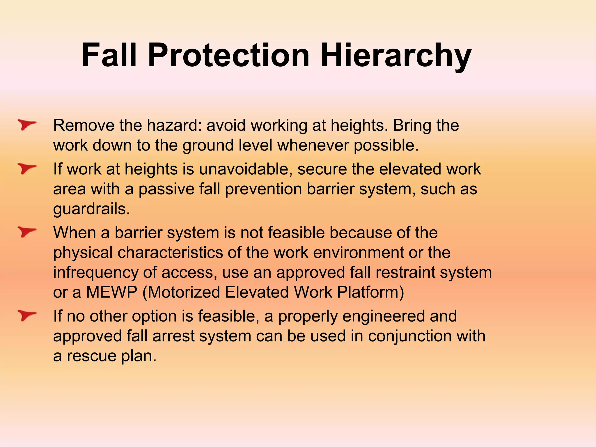 A fall protection | PPT