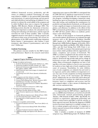 A Family-School Homework Intervention Program For Children With Attention-Deficit Hyperactivity ...