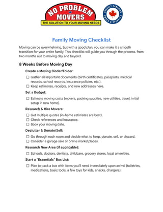 A Family Moving Checklist.pdf for free download | PDF