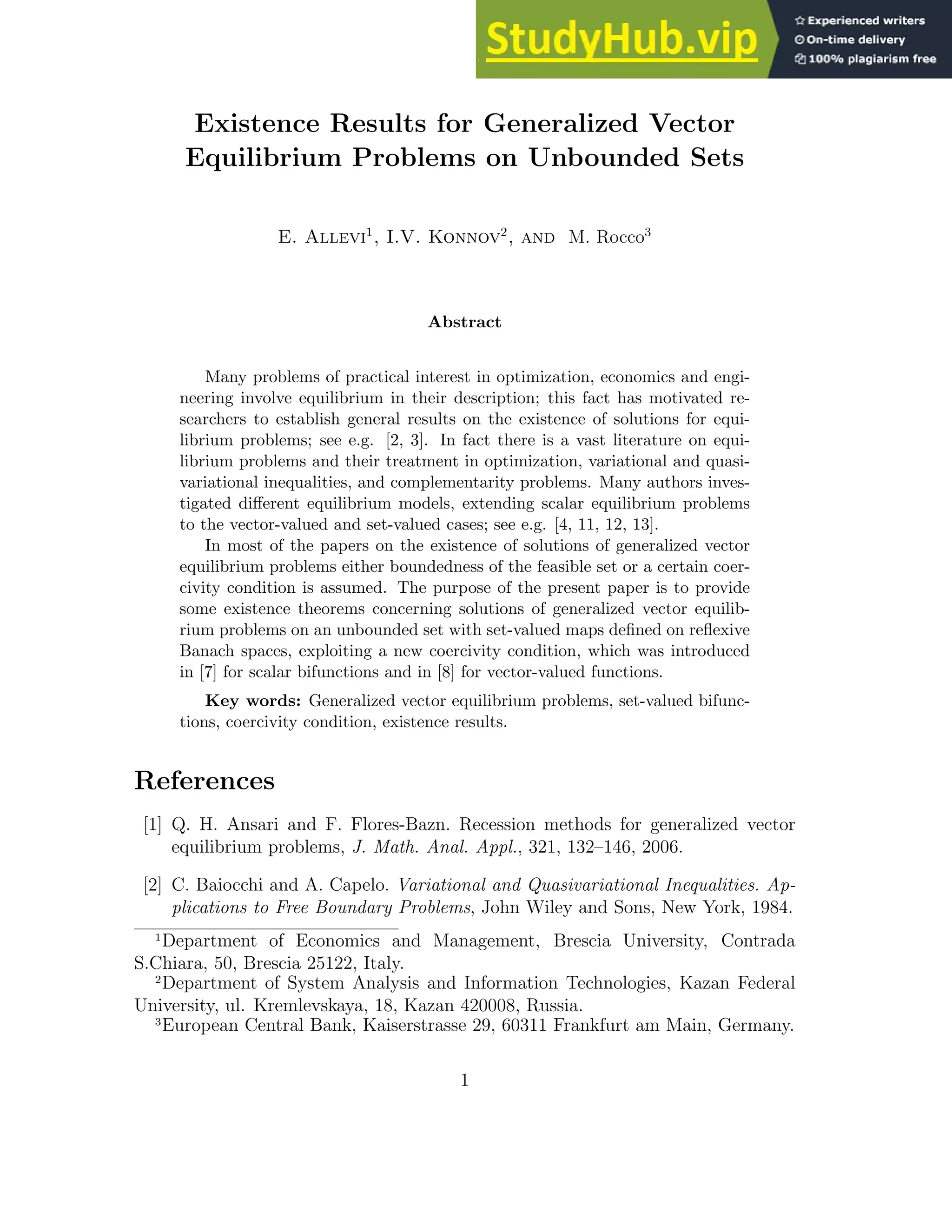 A Family Of Extragradient Methods For Solving Equilibrium Problems | PDF | Business | Business ...
