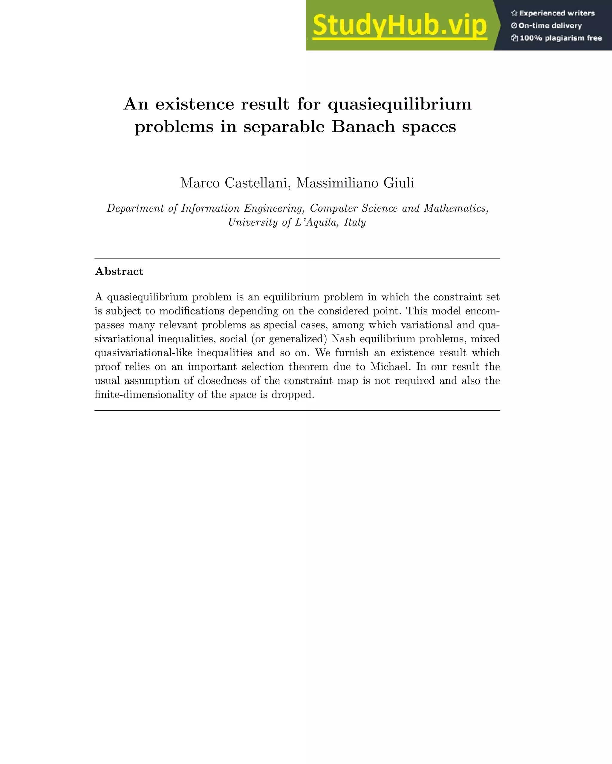 A Family Of Extragradient Methods For Solving Equilibrium Problems | PDF