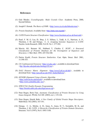 A family of global protein shape descriptors using gauss integrals, christian laing | PDF