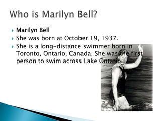 A Famous Canadian Female Athlete 1 | PPTX