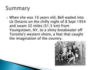 A Famous Canadian Female Athlete 1 | PPTX