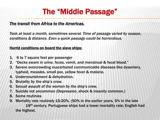 African-American History ~ From Africa to America | PPTX