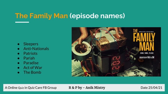 A fandom quiz on indian web series by anik mistry | PDF | Television | Entertainment