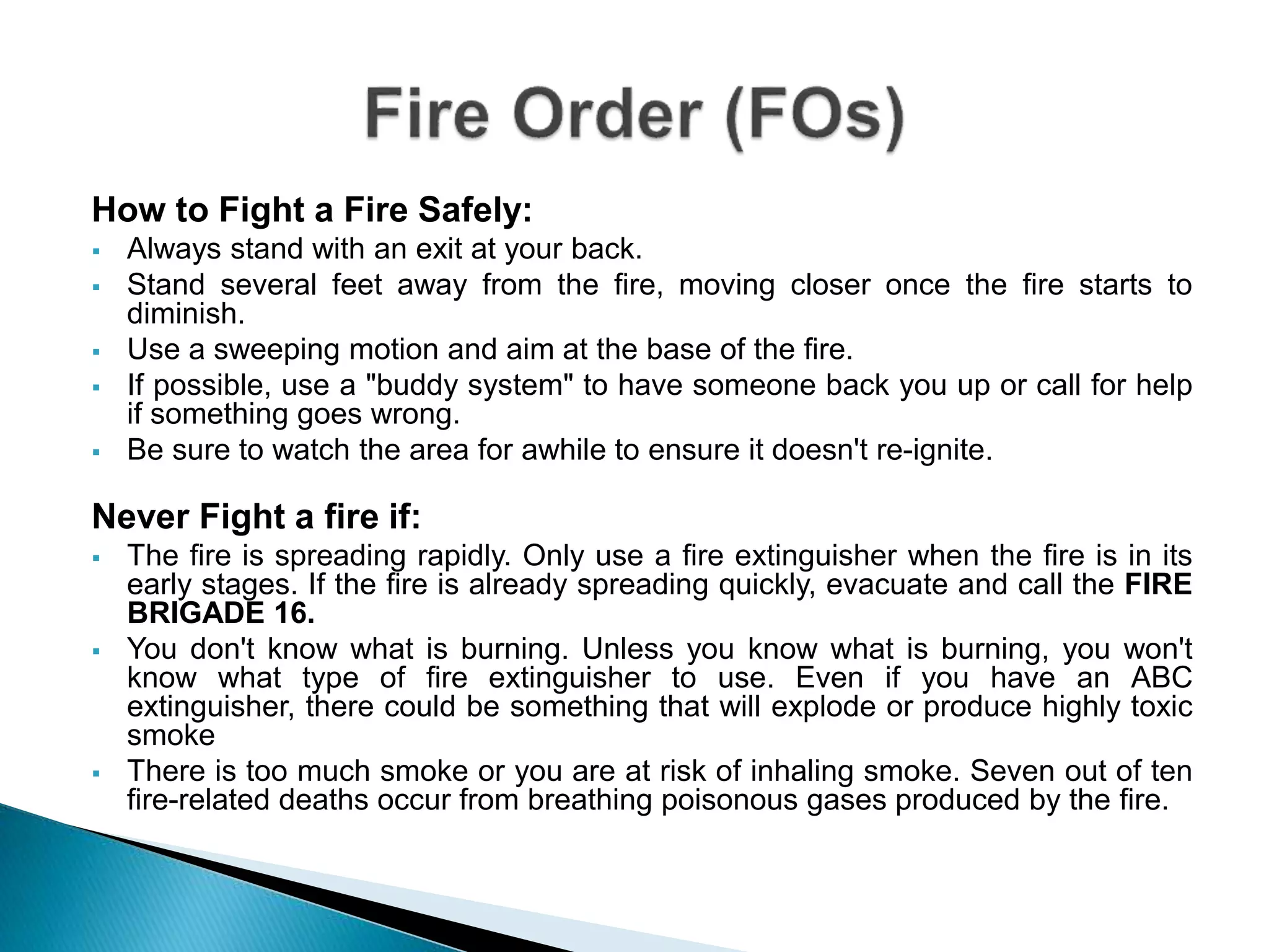 Active and passive fire protection system | PPTX