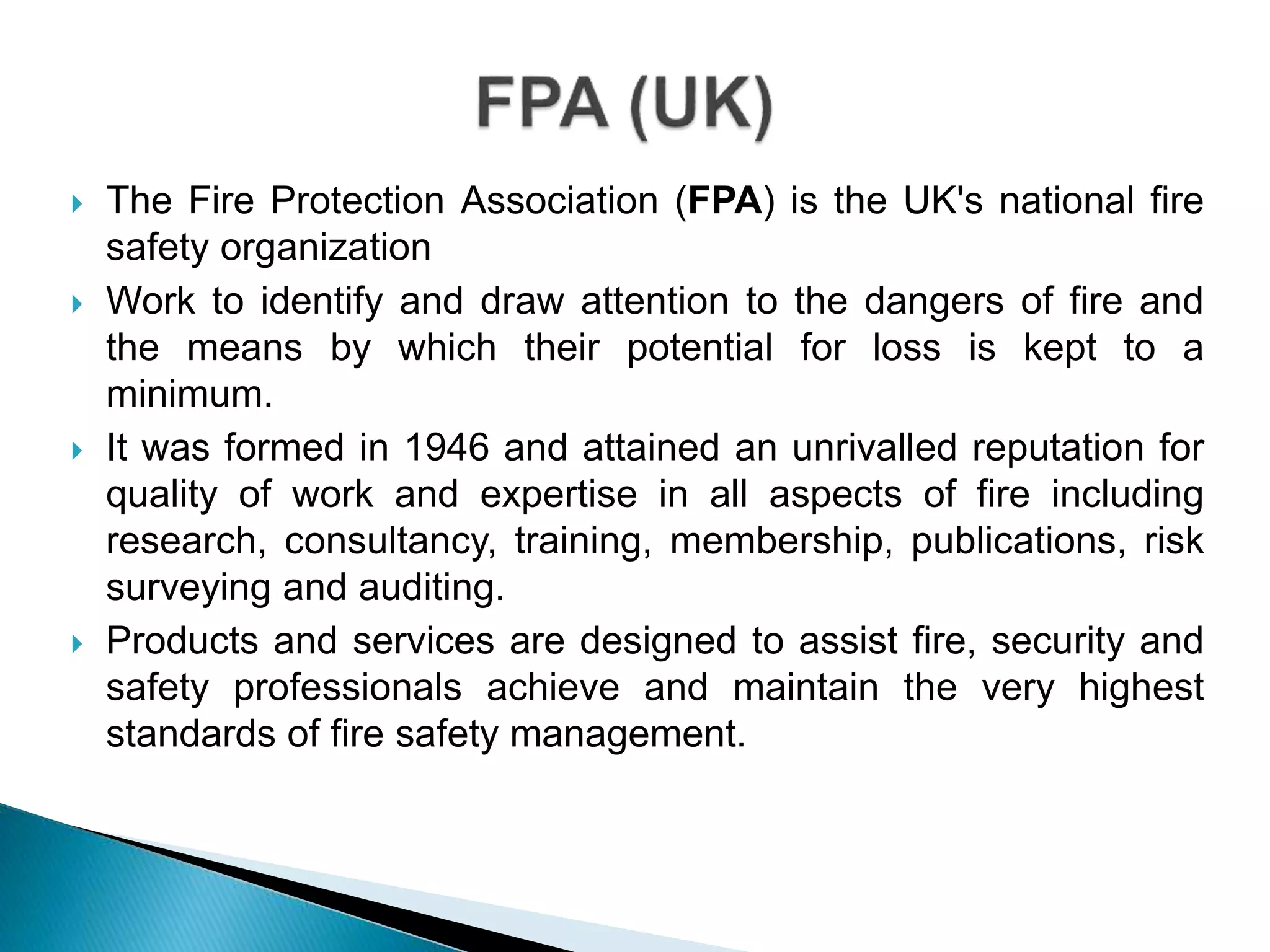 Active and passive fire protection system | PPTX