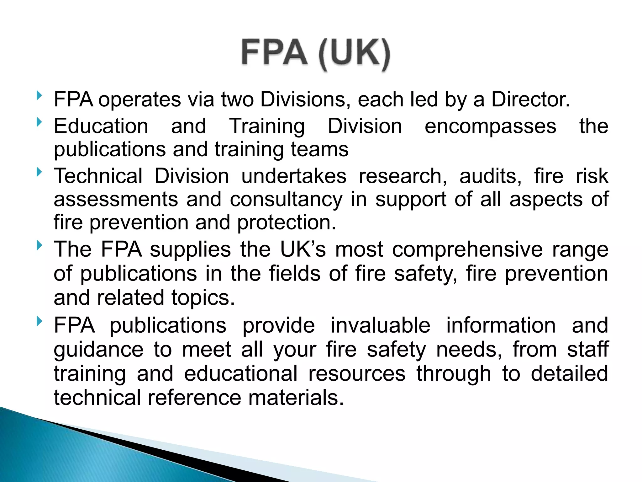 Active and passive fire protection system | PPTX