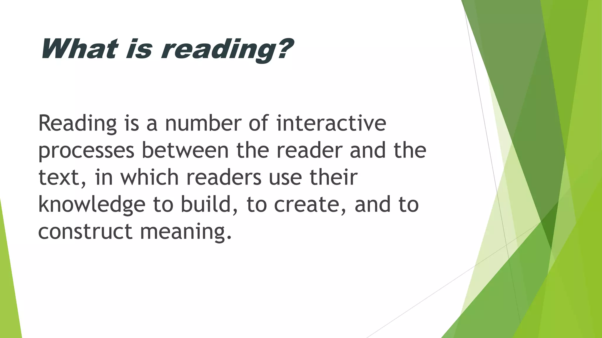 what is reading | PPTX