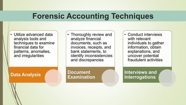 Forensic Accounting Operations: The Power of Evidence | PPT