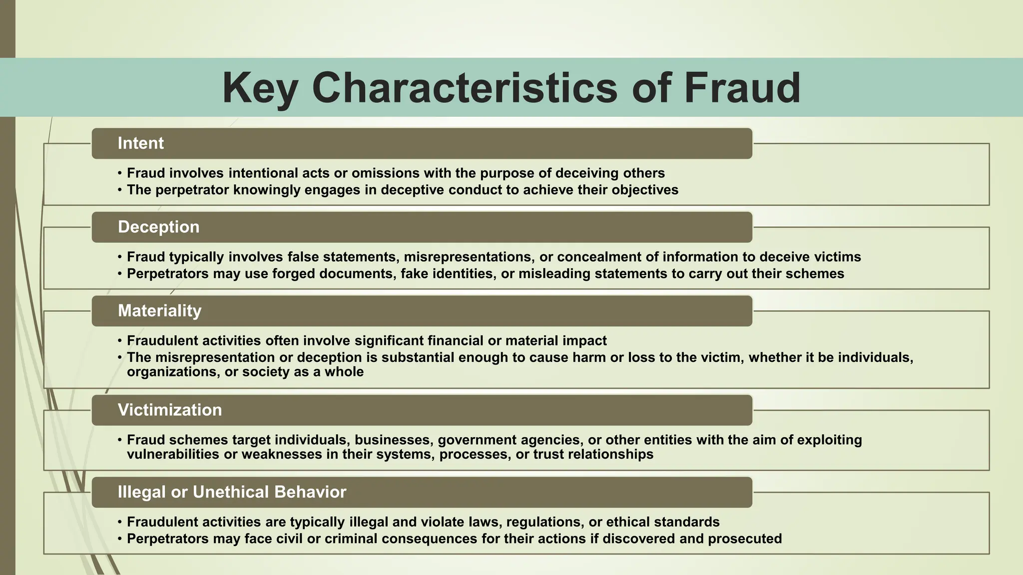 Introduction to Forensic Accounting, Fraud Investigation and Fraud ...