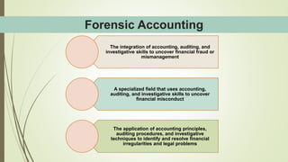 Introduction to Forensic Accounting, Fraud Investigation and Fraud ...