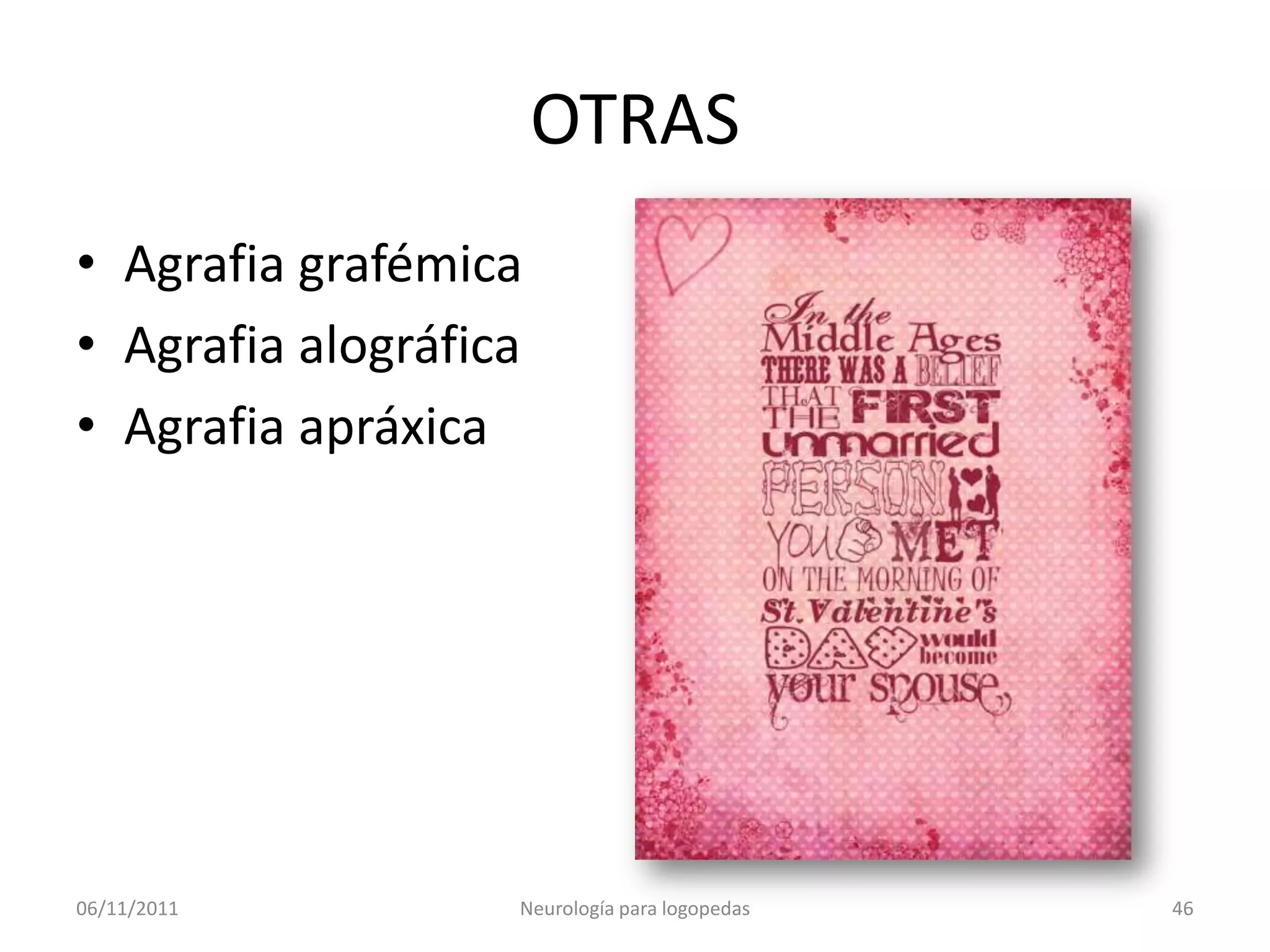 Afasia, alexia, agrafia, apraxia, disartria | PPTX | Brain and Nervous ...