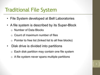 A fast file system for unix presentation by parang saraf (cs5204 VT ...