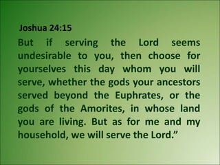 A FATHER SHOULD BE Joshua 24_15.ppt