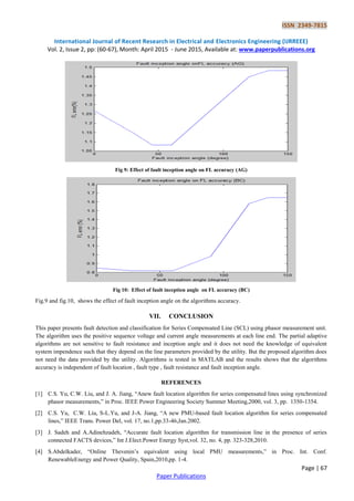 A Fault Detection and Classification Method for SC Transmission Line Using Phasor Measurement ...