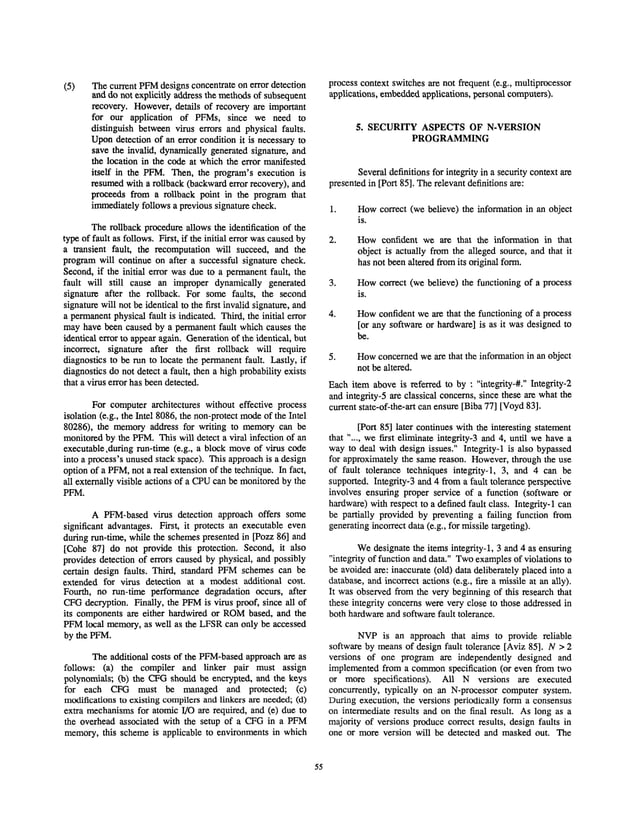 A Fault Tolerance Approach To Computer Viruses Pdf Computing