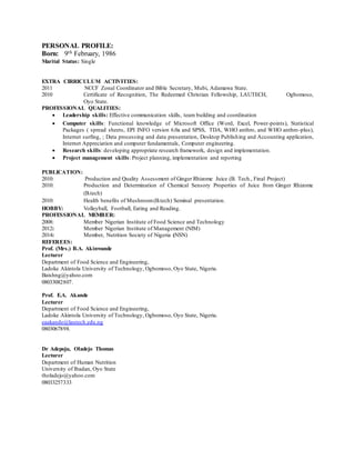 Tosin Oyeniyi Cvm | DOCX