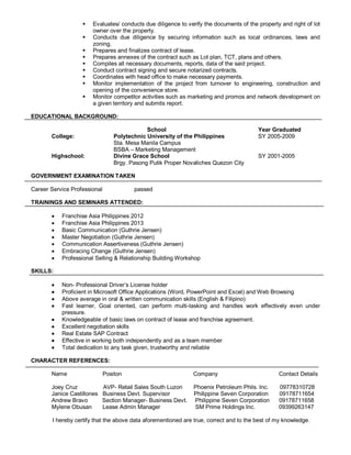 resume mayrachelsilverio | PDF